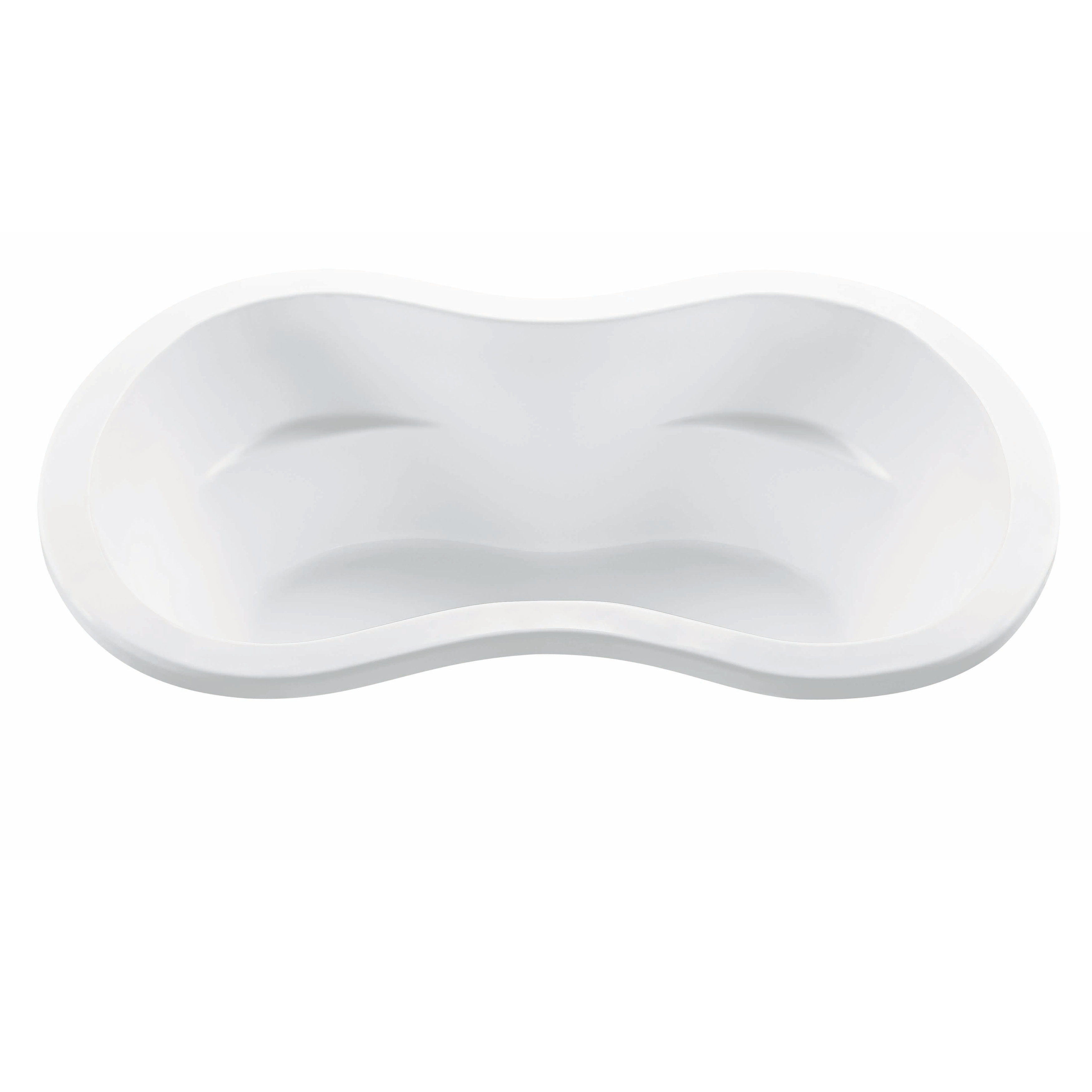 MTI Baths MTI Solutions DoloMatte 72" x 48" Soaking Solid Surface Bathtub | Wayfair